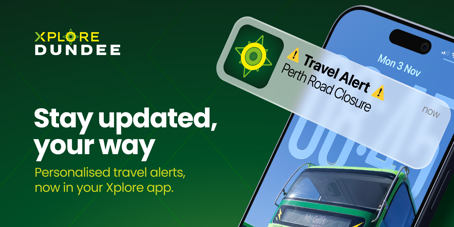 Personalised Travel Alerts - Xplore Dundee